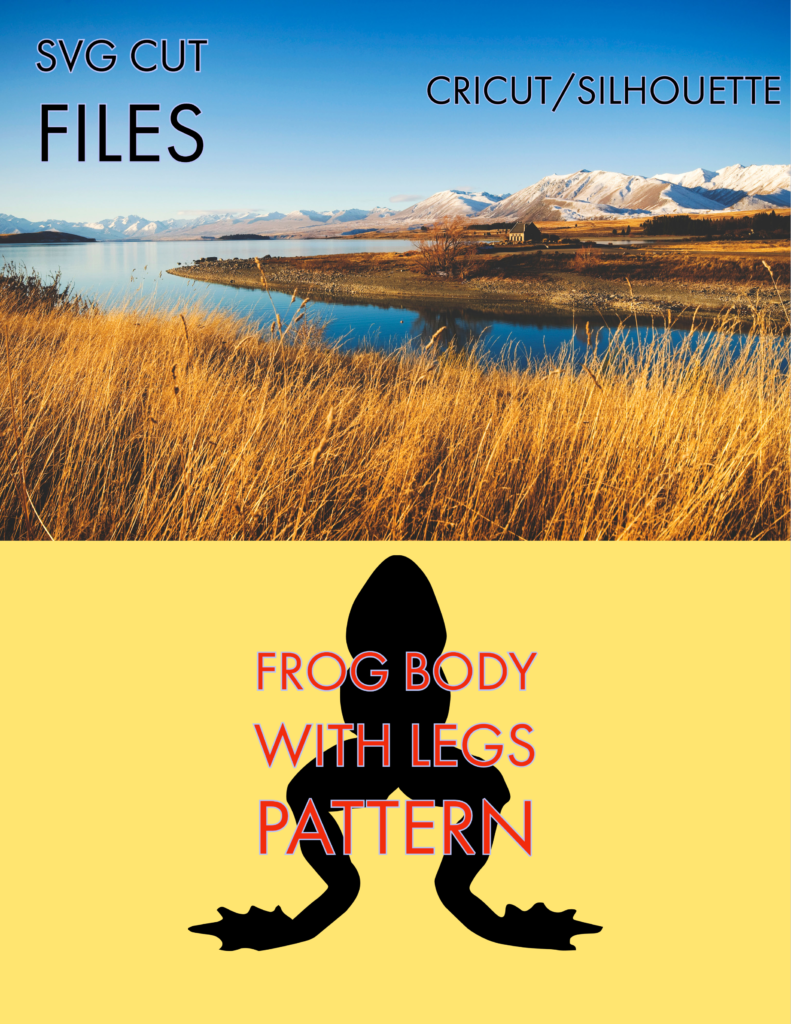 Frog Foam Body Legs SVG Cut File for Fly Fishing and Fly Tying – Cricut ...