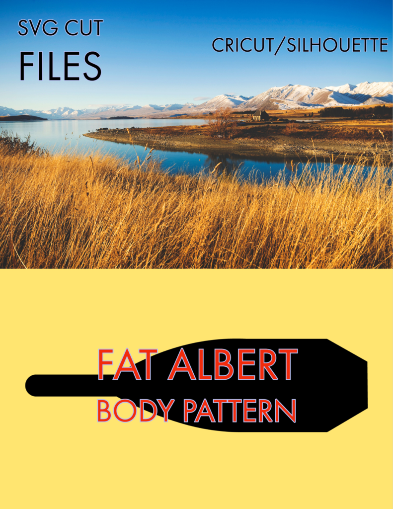 Fat Albert Hopper Style Foam Body SVG Cut File for Fly Fishing and Fly ...