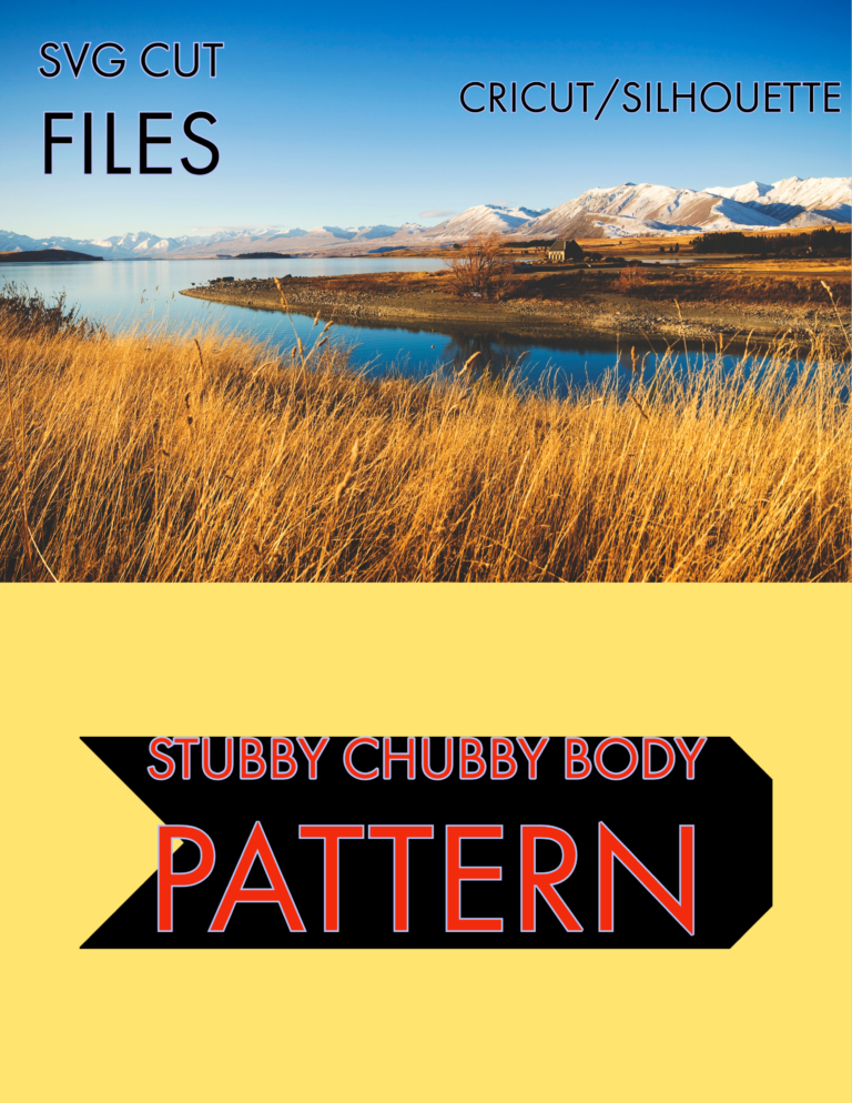 Stubby Chubby Foam Body SVG Cut File for Fly Fishing and Fly Tying ...